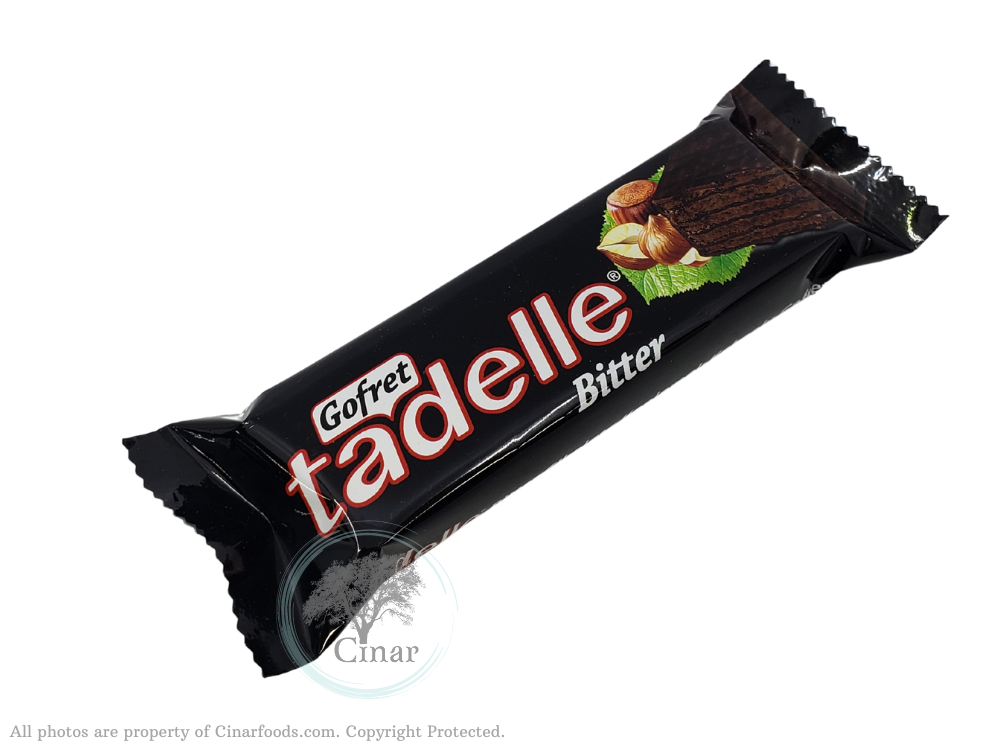 Tadelle Gofret - Hazelnut Cream Wafer Covered with Dark Chocolate (1.24 ...